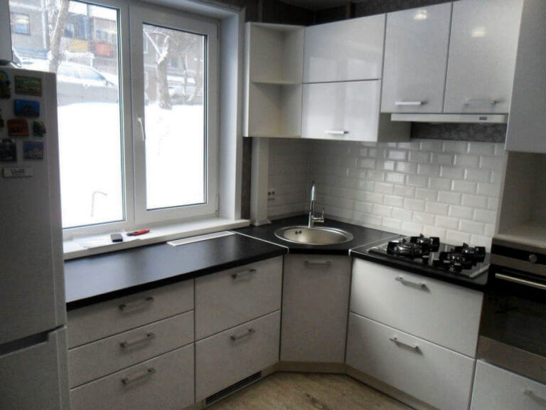 Кухни в брежневках - секреты дизайна - artfo.ru