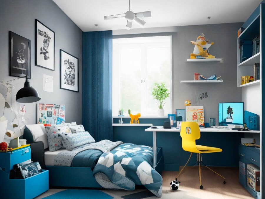 Дизайн детской комнаты для мальчика - artfo.ru